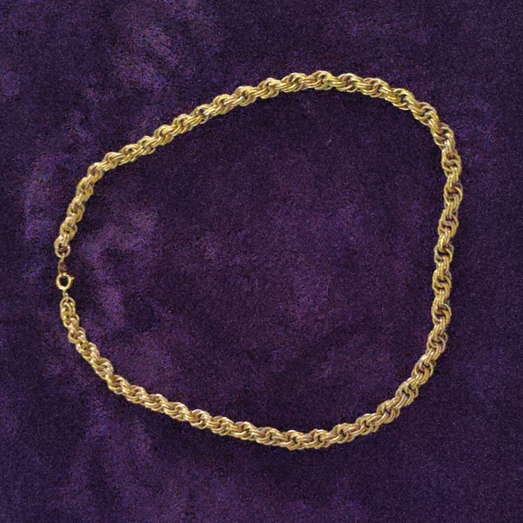Trifari | Jewelry | Vintage Trifari Gold Chain Necklace | Poshmark